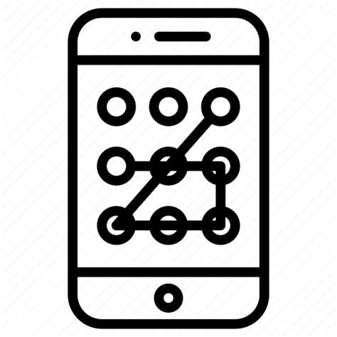 Padlock Secure Pattern Lock Icon Download On Iconfinder