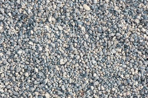 Small Gray Pebbles Forming A Natural Texture On A Gravel Park Path