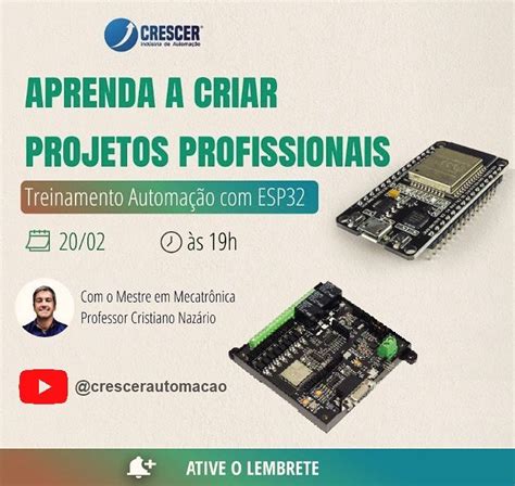 esp32 arduino automacao eletronica iot industria programacao