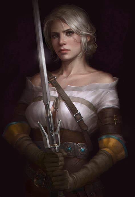 Ciri Fan Art Created By Aleksandra Medvedenko