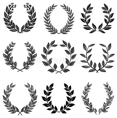 Vector Laurel Wreath Icon Stock Illustration Illustration Of Branch