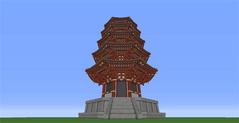 Minecraft Octagon Pagoda