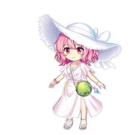 Rotte 1109 Saigyouji Yuyuko Touhou Touhou Lostword Game Cg Highres Official Art Third