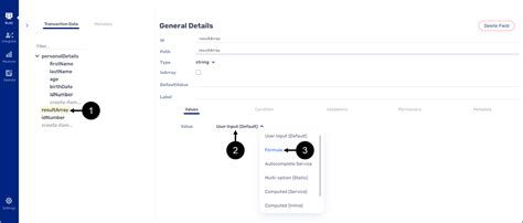 Formula Editor Model Implementation