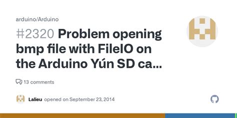 Problem opening bmp file with FileIO on the Arduino Yún SD card to image on TFT screen Issue