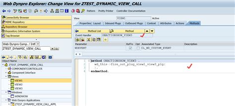 Dynamic View Call Sapcodes