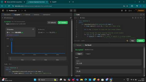 sapna rani on linkedin dsa day12 dsa leetcode removeduplicates array twopointertechnique