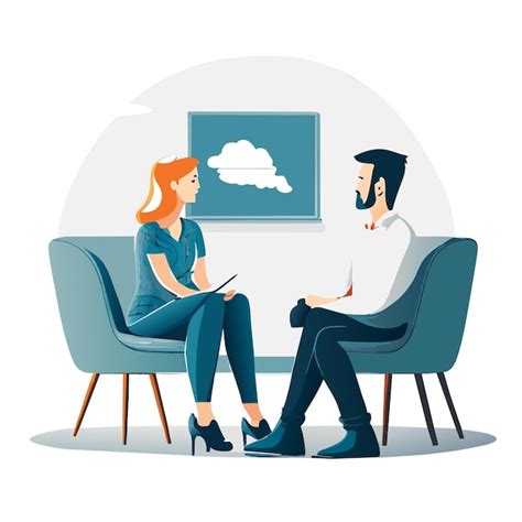 Premium Vector Counseling Depression On White Background Vector