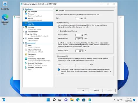 Windows 11 Hyper V Ubuntu 20 04 Lts Installation Procedure Shima System Academy