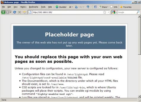Installing Ligd With Php5 And Mysql Support On Ubuntu 1010