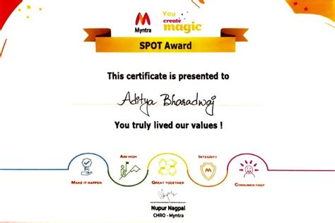 Aditya Bharadwaj On Linkedin Rewardsandrecognition Myntra Myntralife