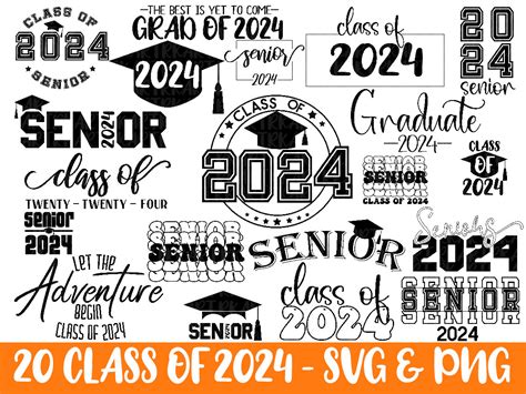 Graduation Svgs Class Of 2024 Svg Bundle Senior 2024 Svg Senior Svg Class Of 24 Svg