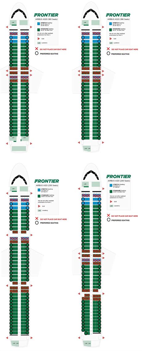 Airbus A320 Seating Frontier