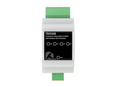 Modbus Rtu Relay Output Module Tdo340