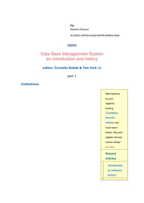 Solution Data Management Class Lectures78616663 Data Base Management