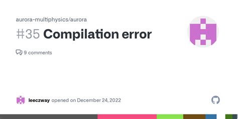 Compilation Error Issue Aurora Multiphysics Aurora Github