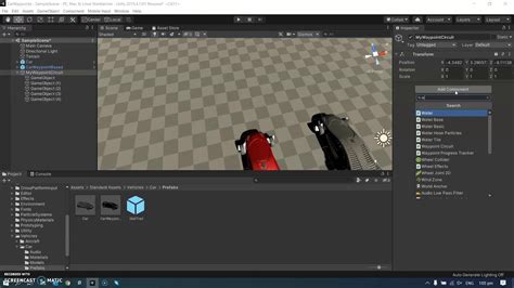 Unity Ai Car Waypoints Youtube