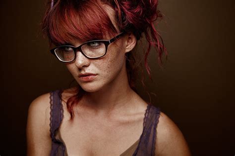 Kacy Anne Hill Simple Background Freckles Face Green Eyes Portrait Women Redhead