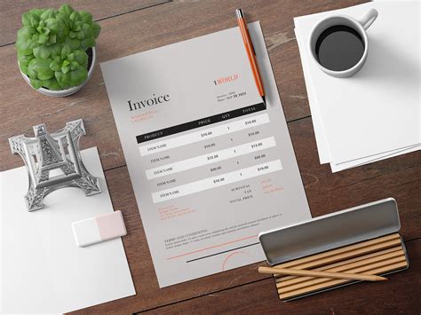 INVOICE On Behance