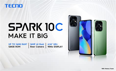 Tecno Spark 10c Magic Skin Orange 8gb Ram 128gb Storage 16gb Expandable Ram 90hz Refresh