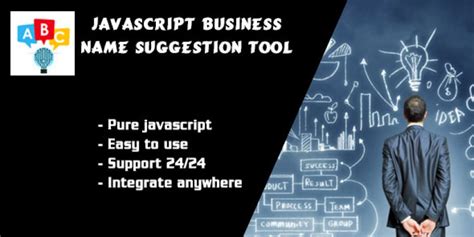 Javascript Business Name Suggestion Tool By Amazingcode Codester