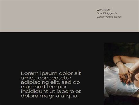 触发滚动条滚动设计，gsap动画切换案例 17素材网
