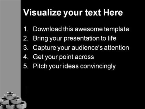 Nuts Shape PowerPoint Template