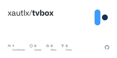 GitHub Xautlx Tvbox