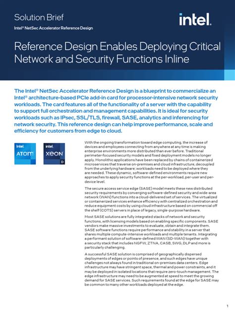 netsec accelerator ref design sb final pdf central processing unit