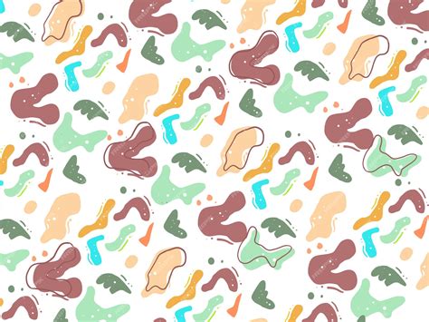 Premium Vector Vector Flat Abstract Element Pattern Background Hand Drawn