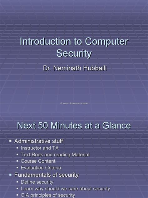 Introduction To Computer Security Download Free Pdf Security Hacker Vulnerability Computing