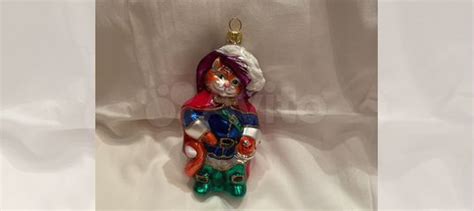 Елочная игрушка Ариель кот в сапогах купить в Москве Хобби и отдых Авито