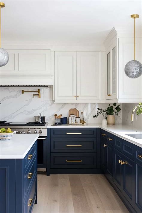 Kitchen Ideas With Navy Blue Cabinets