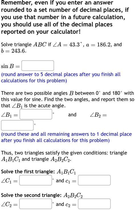 solved remember even if you enter an answer rounded to a set number of decimal places if you