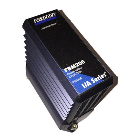Fbm Fbm Foxboro DCS Channel Isolated Pulse Input Module