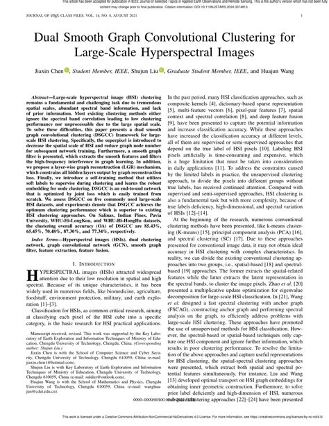 Pdf Dual Smooth Graph Convolutional Clustering For Large Scale
