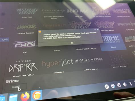 Getting Error When Pressing Install On Lutris Rsteamdeck