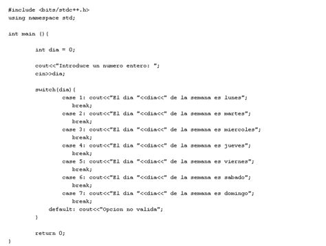 ESTRUCTURAS DE CONTROL SELECTIVAS