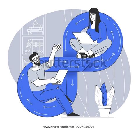 Devops Lifecycle Services Software Development Operation Stock Vector Royalty Free