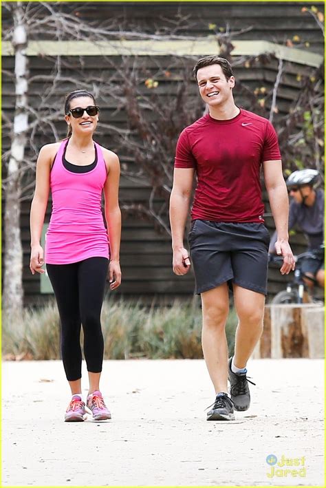 Lea Michele Stretches It Out Before Hike Photo 638383 Photo Gallery