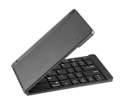 Type Matte Black Foldable Wireless Keyboard International Spy Museum Store