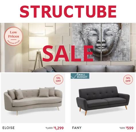 Structube Canada — Product Catalog Promotions And Discounts Catalogium Canada