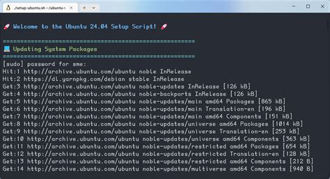 sm ehsan ubuntu post installation script
