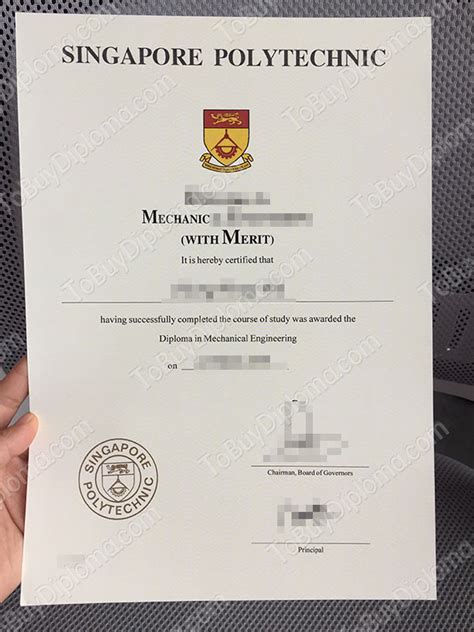 Sp Diploma Singapore Polytechnic Degree Sample