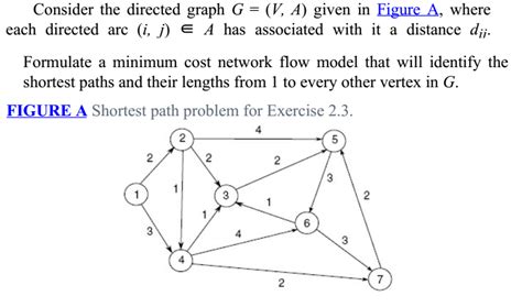 solved consider the directed graph g v a given in