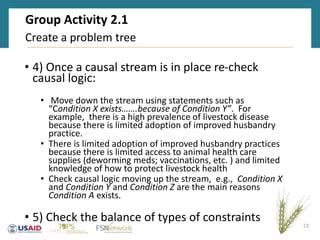 Causal Analysis And Problem Trees V Ppt