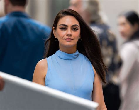 Mila Kunis On The Set Of The Luckiest Girl Alive In New York 08292021