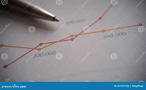 Documents With Colourful Charts Graphs And Diagrams Stock Photo