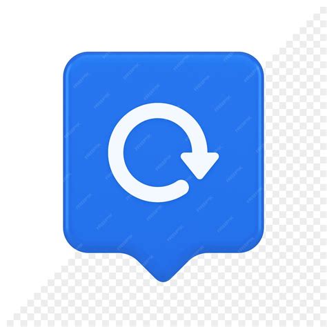 Premium Psd Circular Arrow Button Curved Dynamic Loading Progress