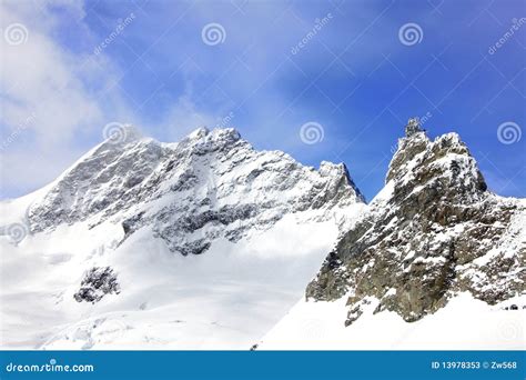 Sphinx Observation And Jungfrau Stock Image Image Of Nature Eismeer 13978353